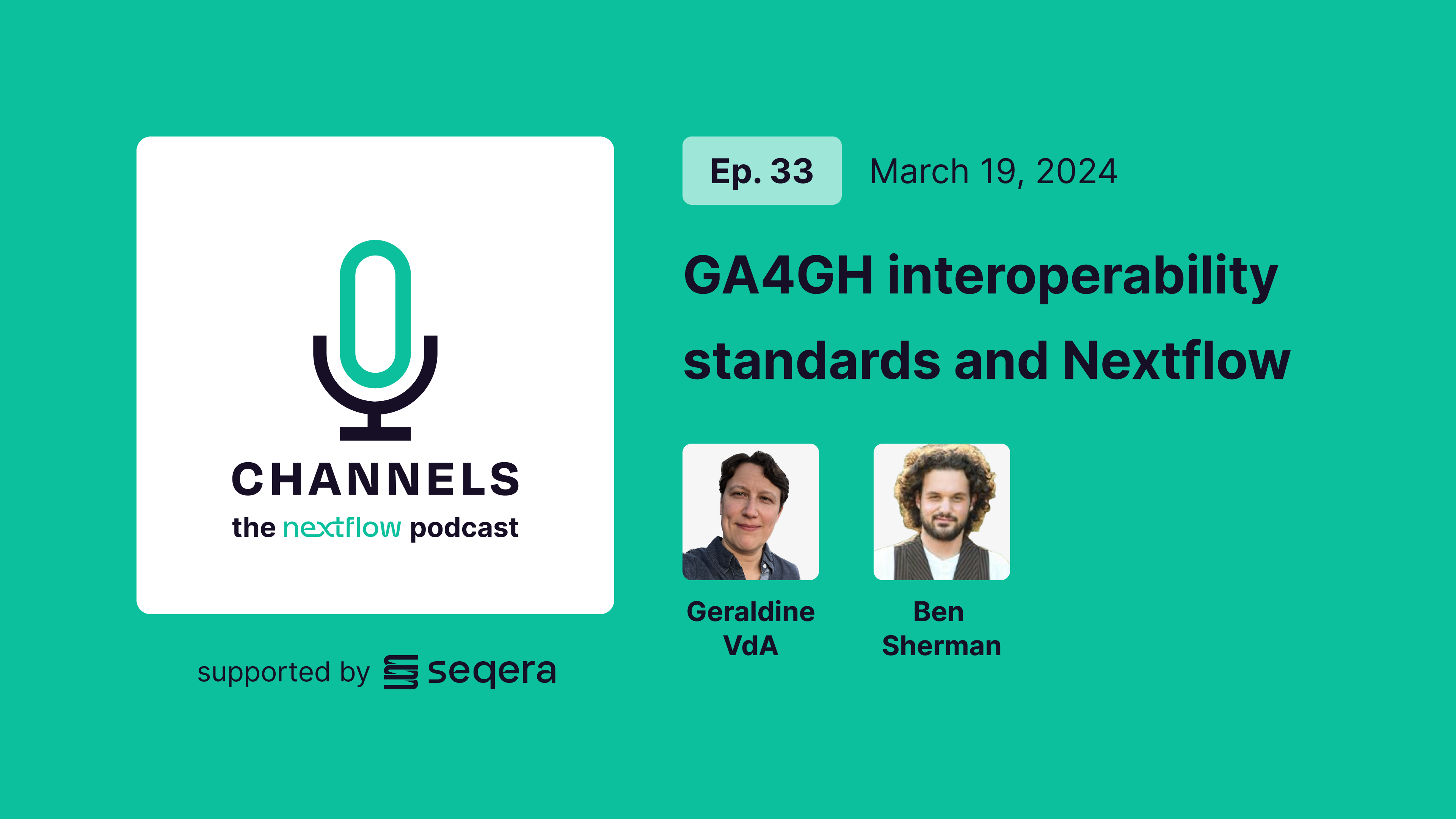 GA4GH interoperability standards and Nextflow | The Nextflow Podcast by Seqera