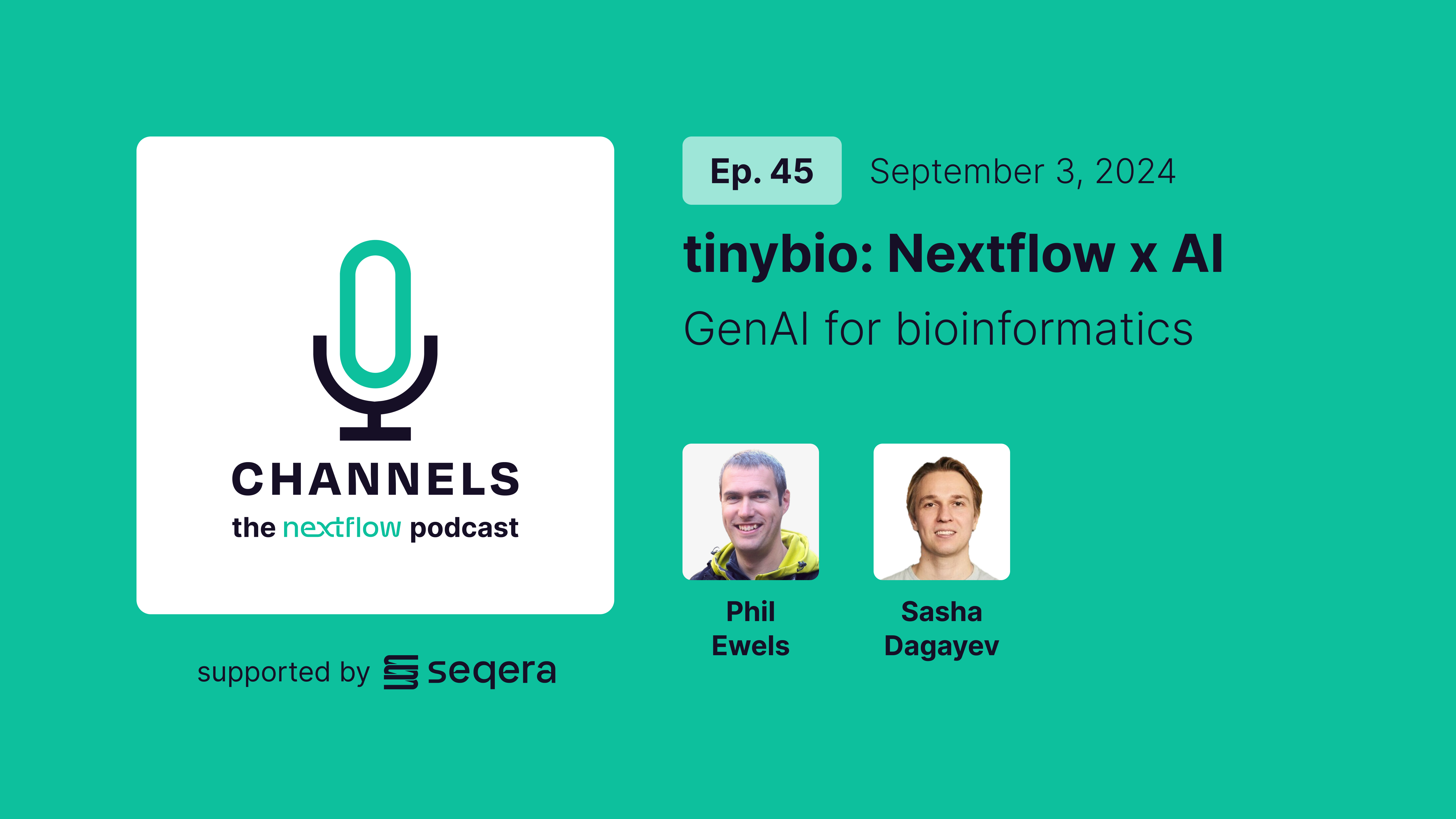 tinybio: Nextflow x AI | The Nextflow Podcast by Seqera