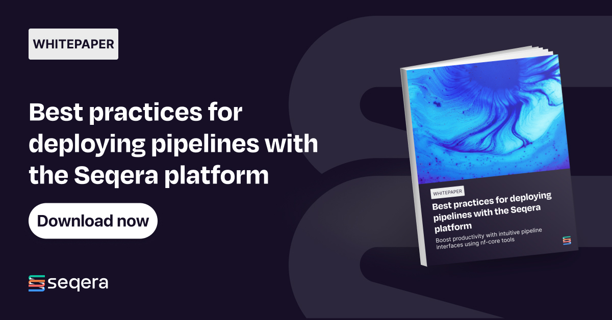 Best practices for deploying pipelines with Seqera Platform Best practices for deploying pipelines with Seqera Platform