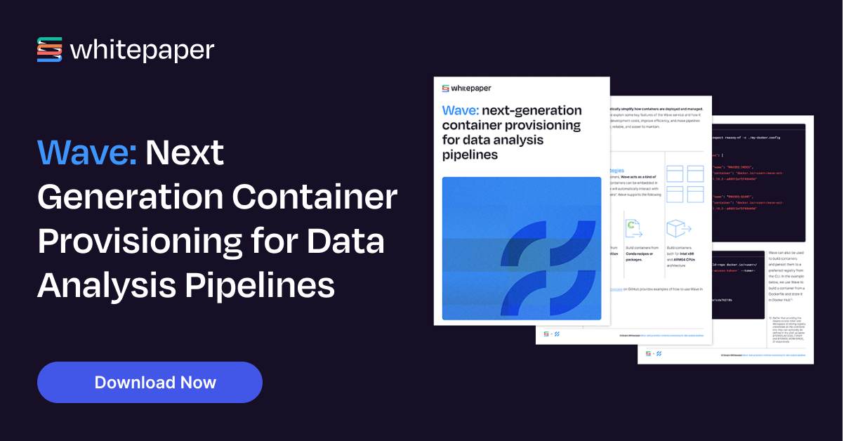 Wave: Next Generation Container Provisioning for Data Analysis ...